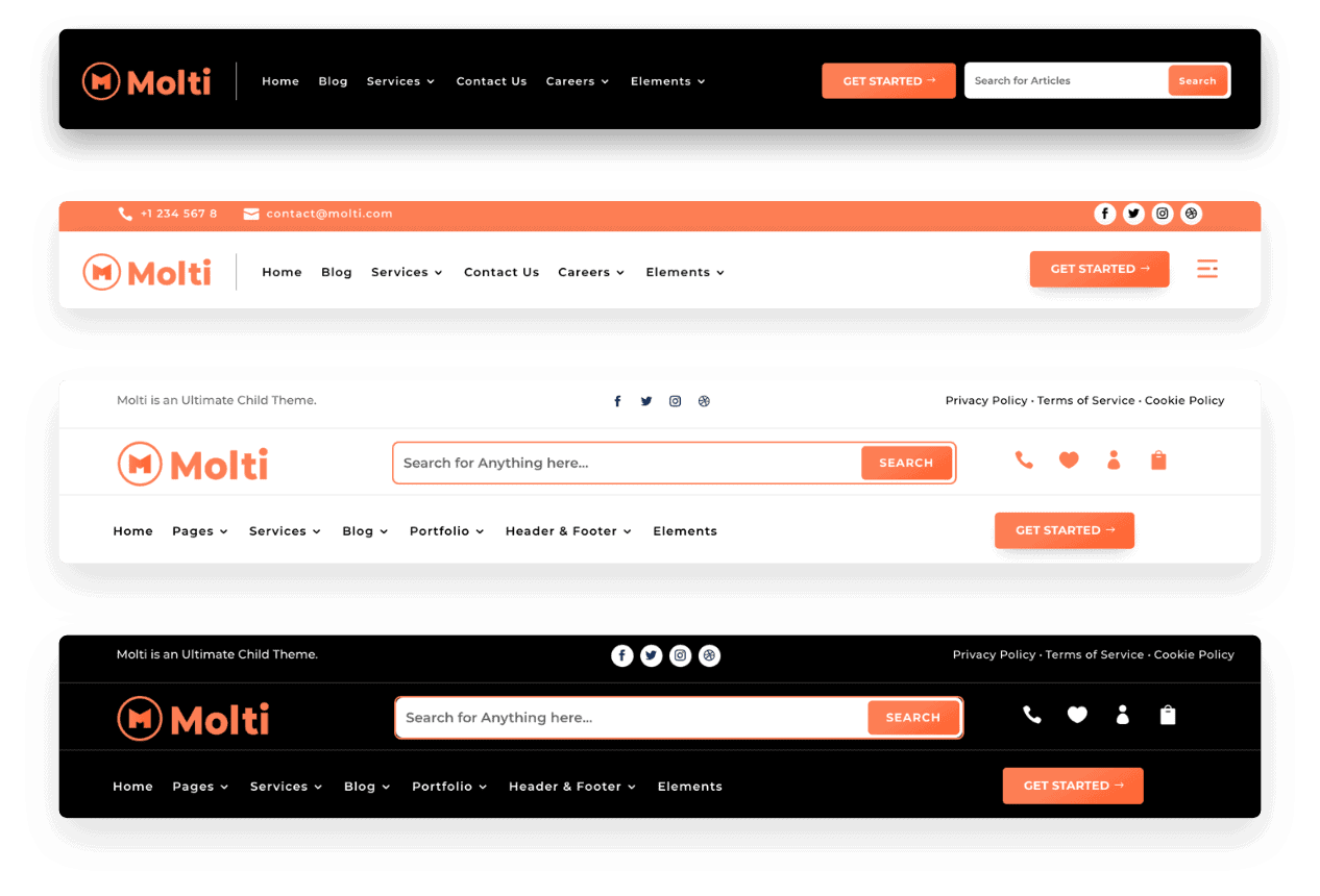 Header Designs | Transforming Emotions